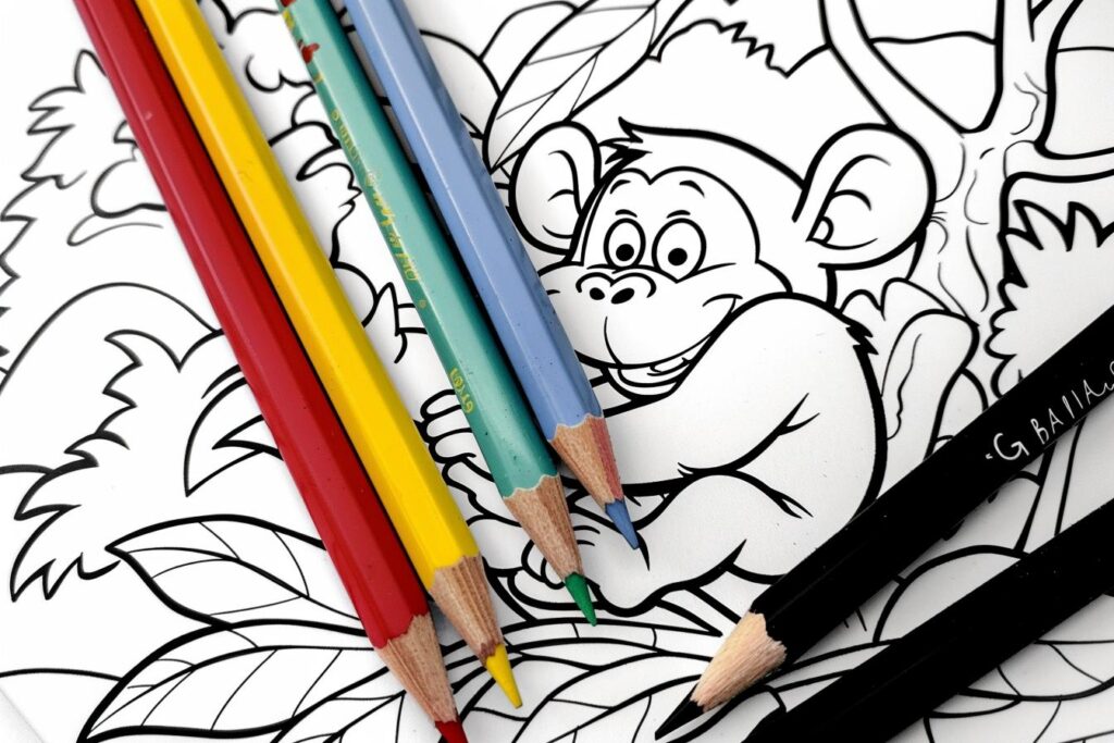 Curious George Coloring Pages : Fun & Educational Activities for Kids ...