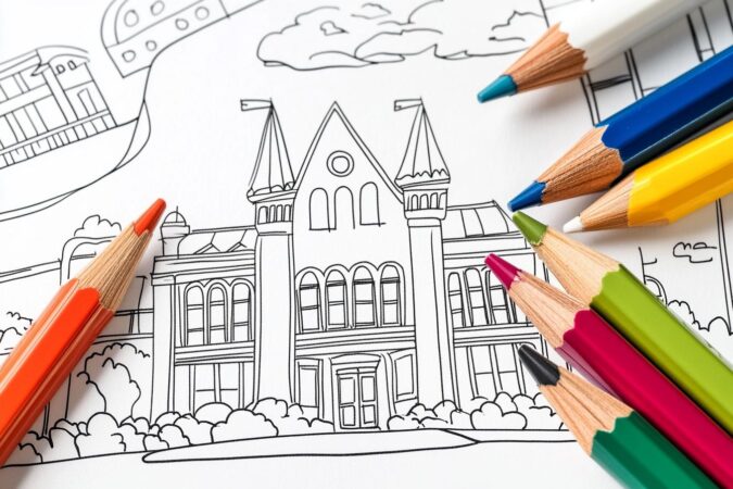 Laboratory Coloring Pages : Fun Science Learning and Creative ...