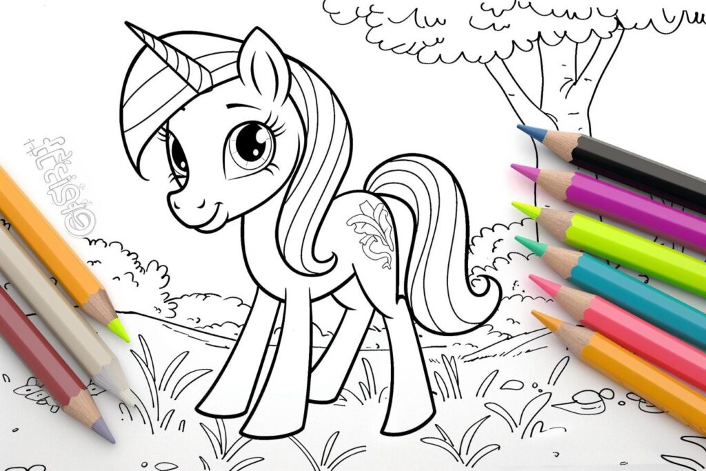 Rarity Coloring Pages : Color the Magic of Rarity – MrColoring.Com